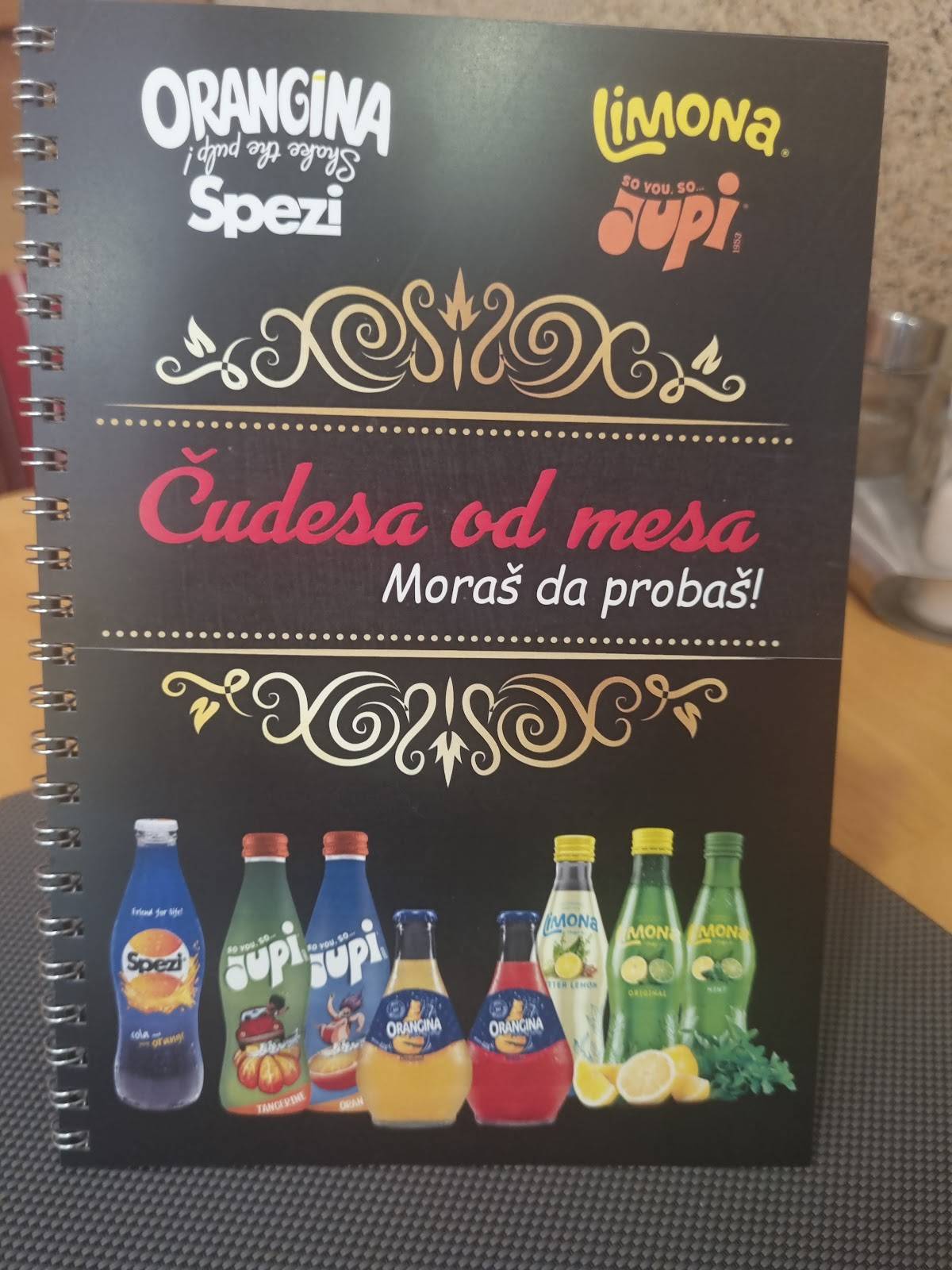 Menu at ROŠTILJNICA Čudesa od mesa restaurant, Tuzla