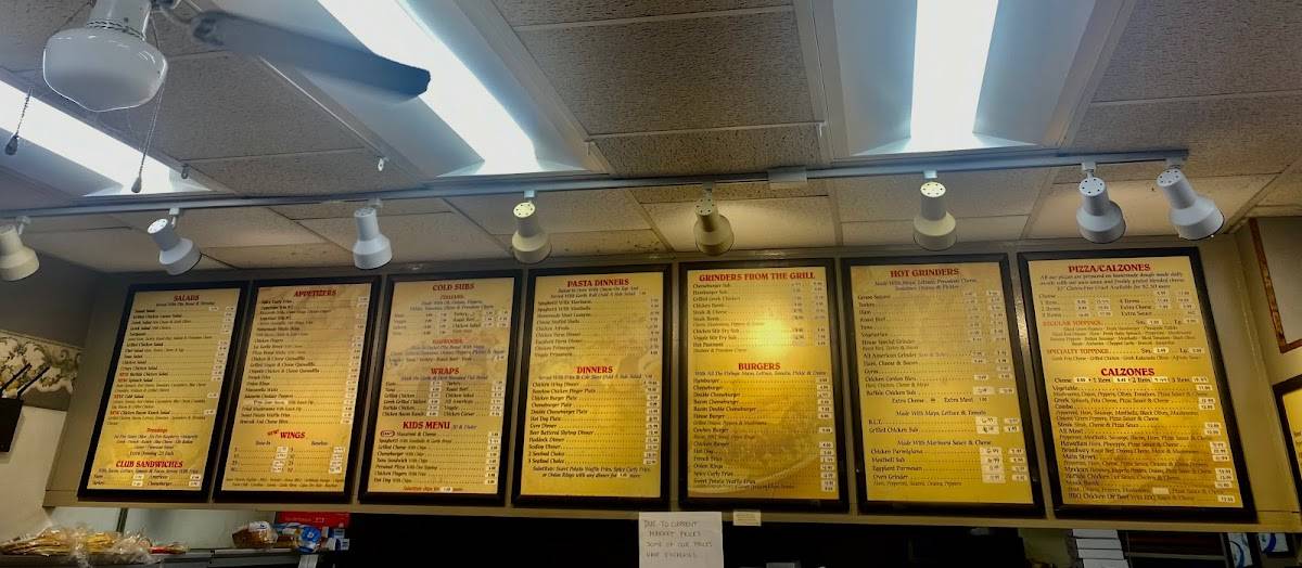 Menu at Unity House of Pizza pub & bar, Unity
