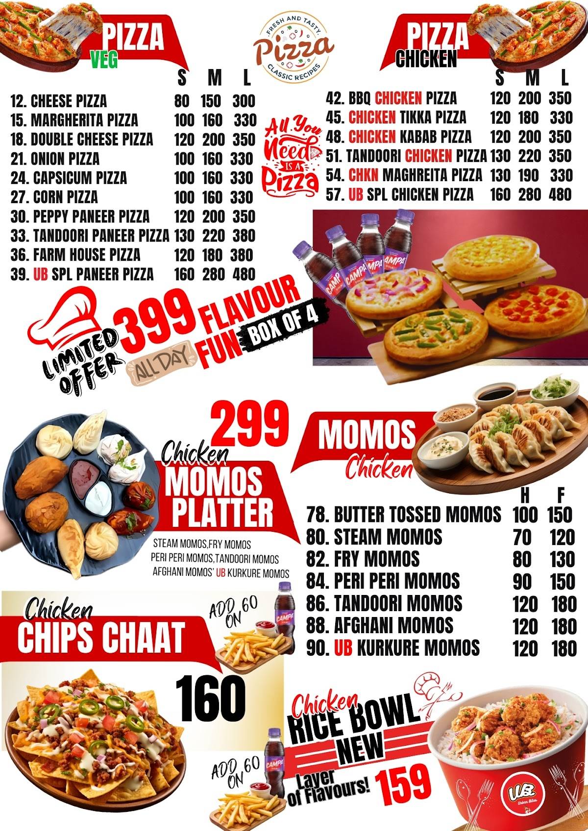 Menu at Urban Bites, Delhi, Shop No - 320