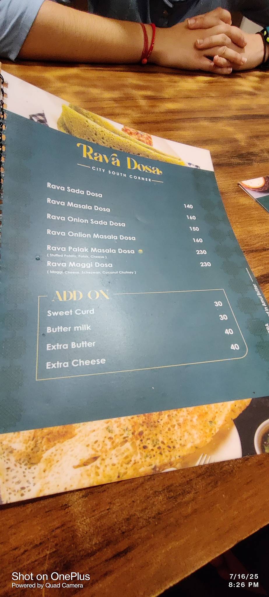 Menu at City South Corner - Best Restaurants, South Food Restaurant ...