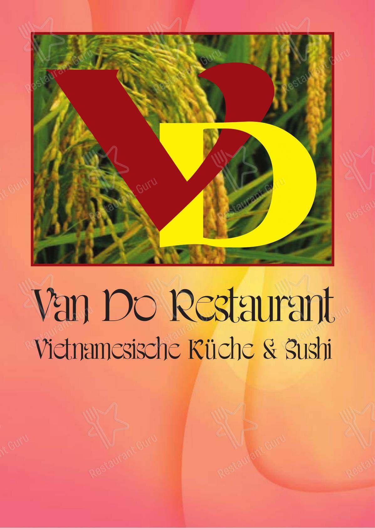 Speisekarte von VanDo restaurant, Erding