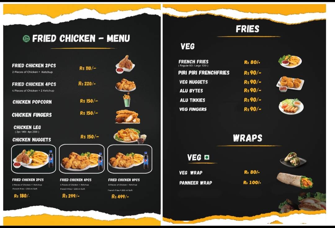Menu at FOOD HUB - Best Restaurant in Vemulawada, Vemulawada