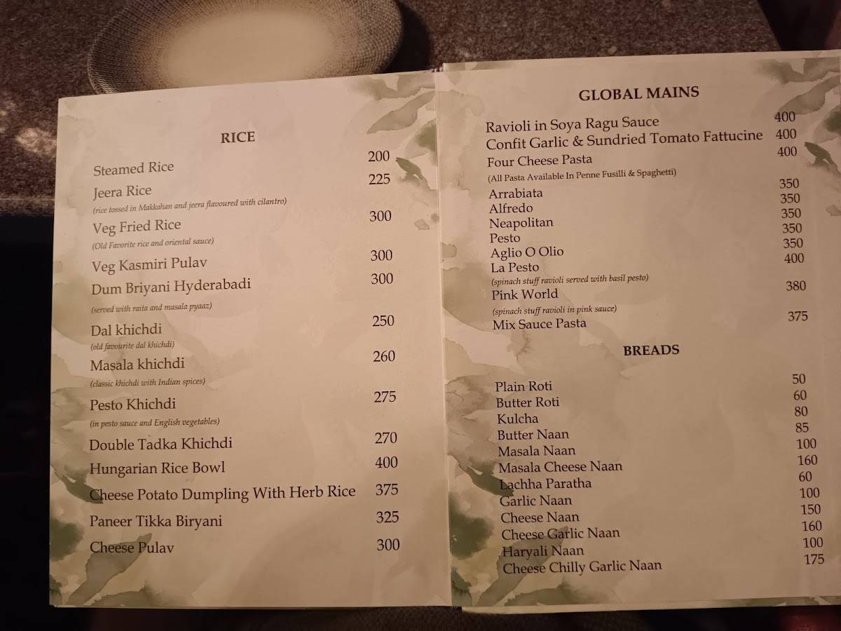 Menu at Veranda Rooftop Restro Cafe @Tapovan, Ahmedabad