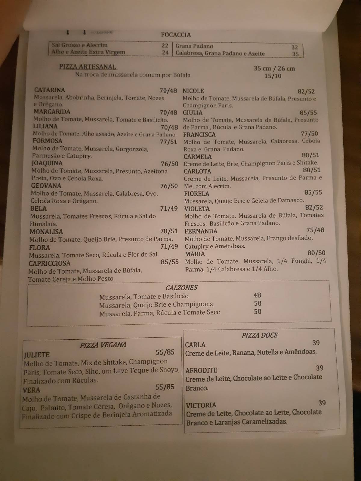 Menu em Villa Rio Restaurante, Rio de Janeiro