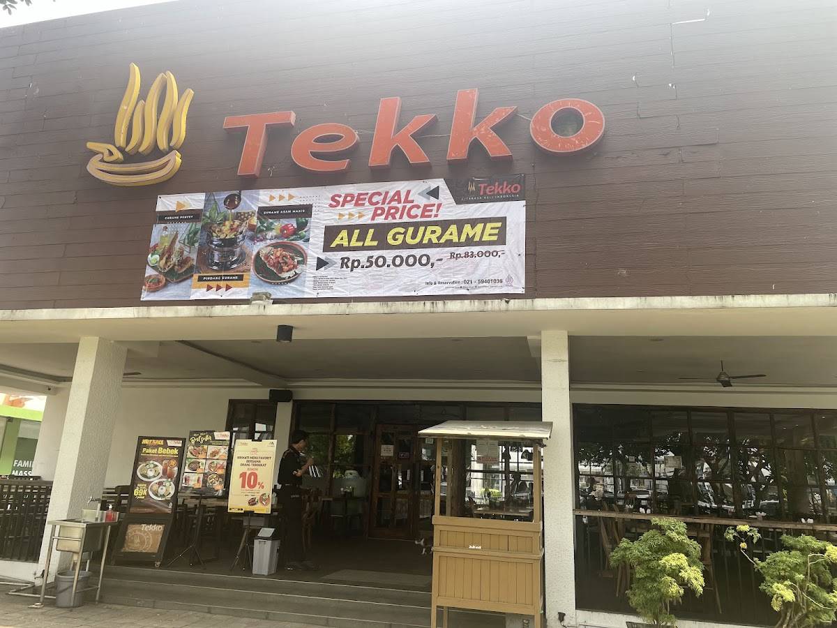 Menu at Warung Tekko restaurant, Tangerang, Jl. Citra Raya Boulevard