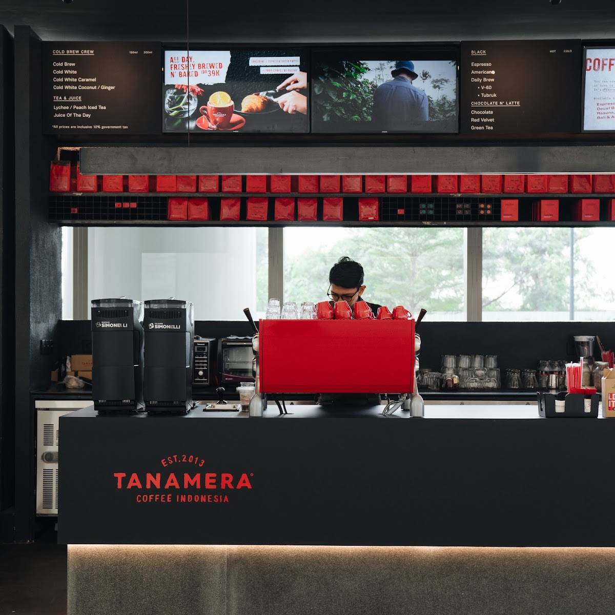 Menu at Tanamera Coffee Ciputra International cafe, West Jakarta