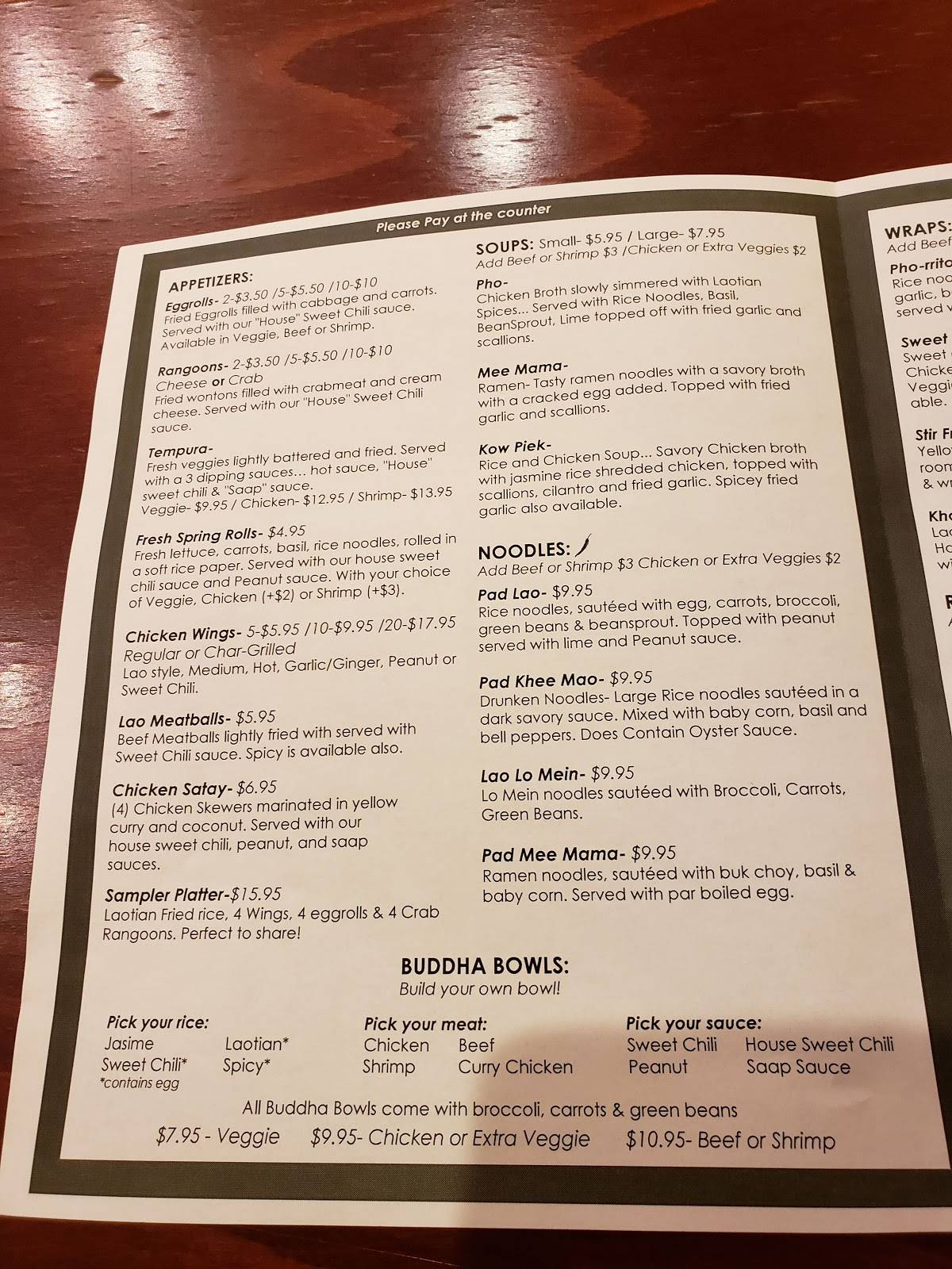 Menu at Karma Asian Fusion Cuisine restaurant, Whitesboro