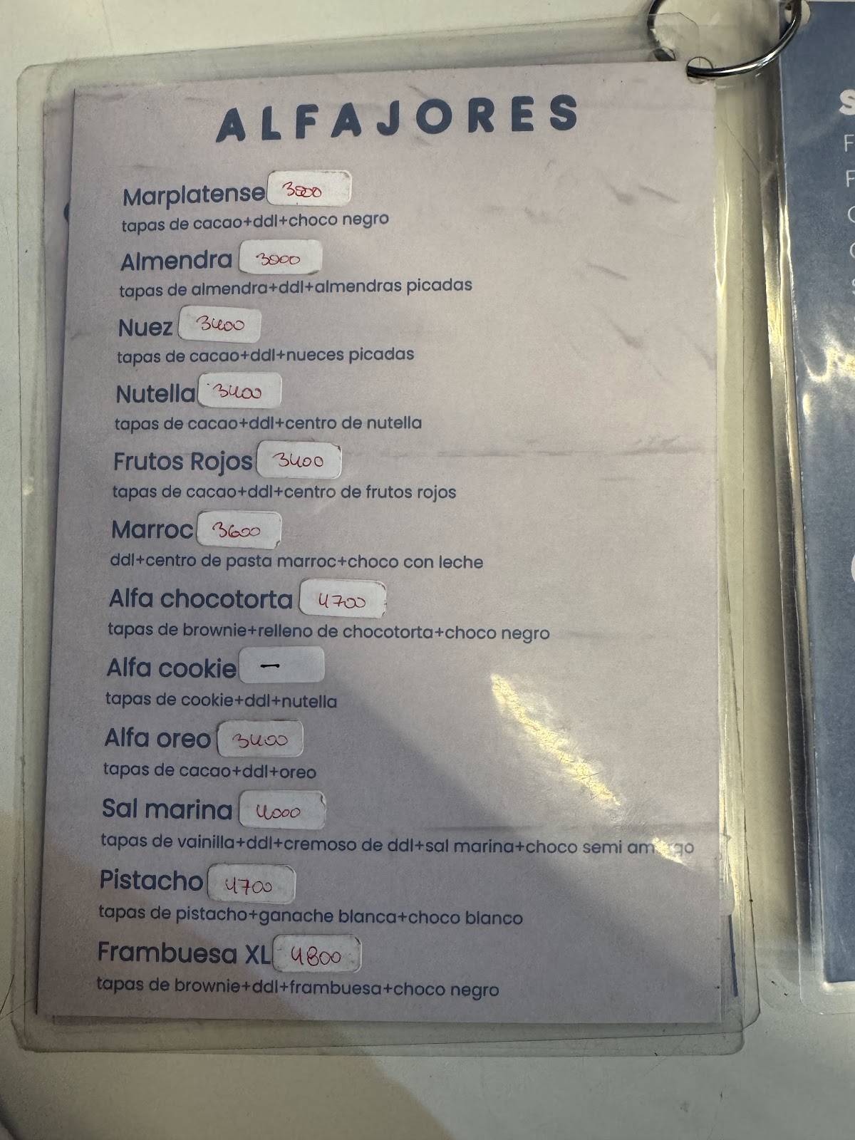 Menu at Brado Café Wilde, Wilde