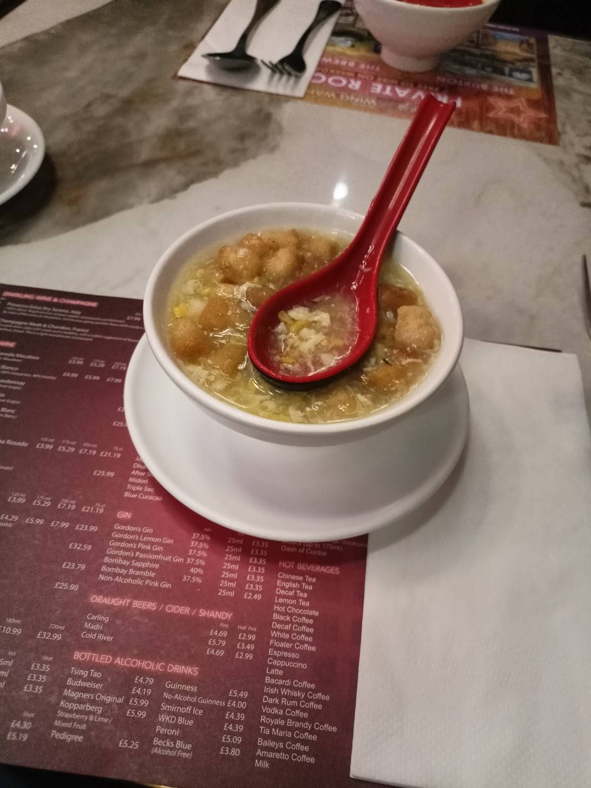 Menu at Wing Wah Chinese Restaurant, Burton upon Trent