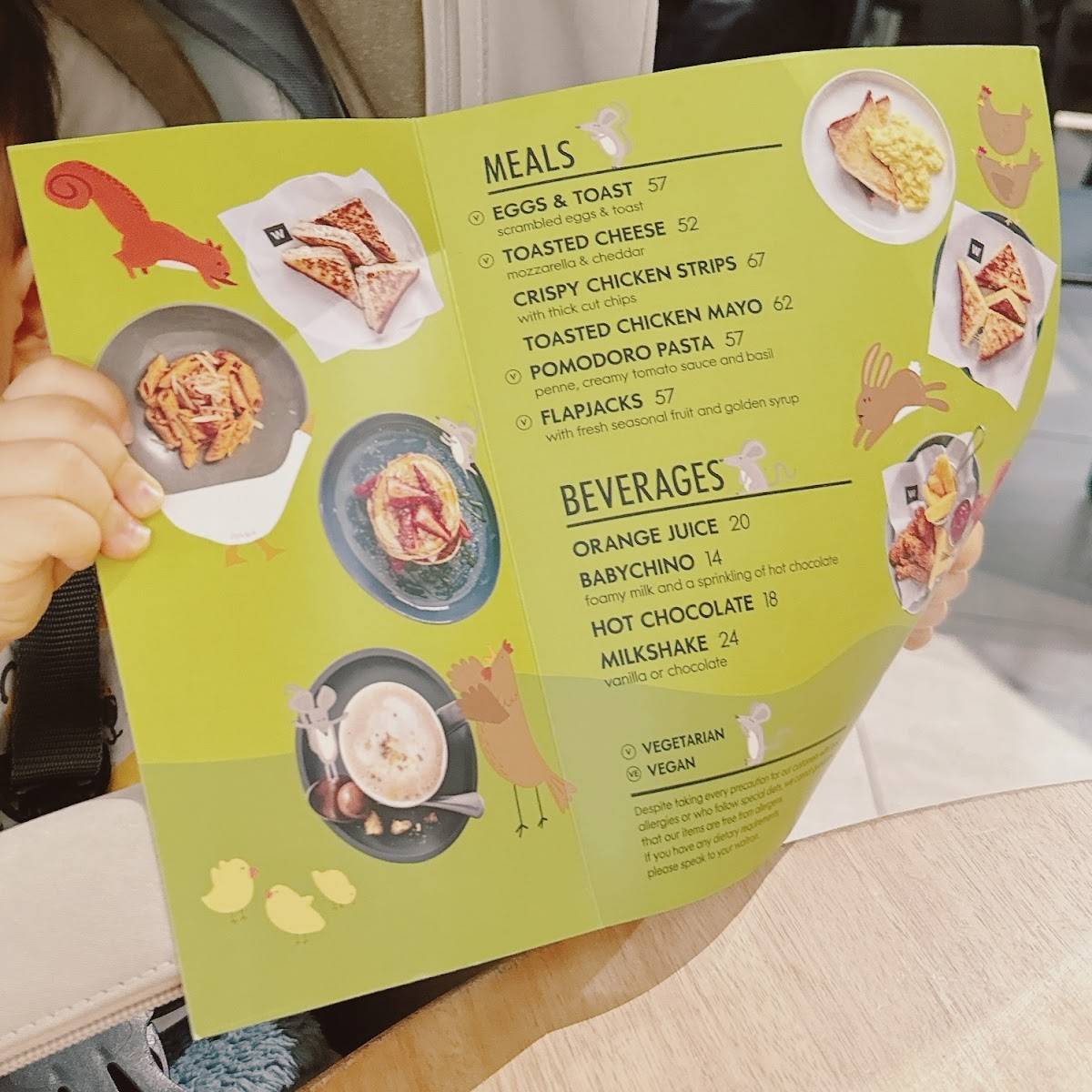 Menu at Woolworths Cafe Canal Walk, Cape Town
