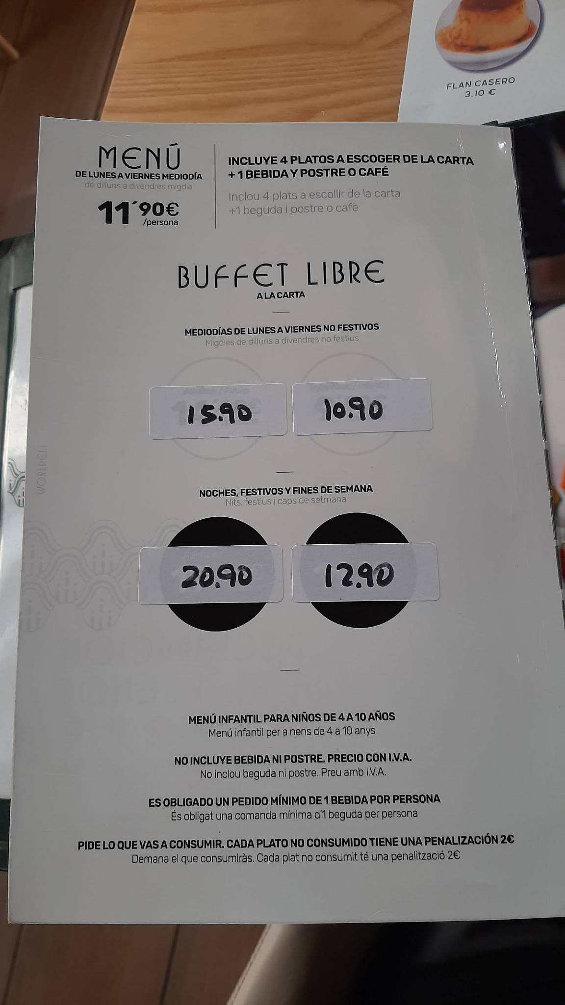 Carta del restaurante Worldeli Sushi & Grill MATARÓ, Mataró