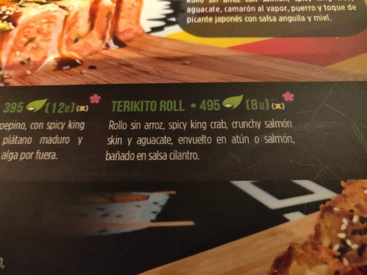 Menu at Yokomo Sushi Naco restaurant, Santo Domingo, C. Max Henriquez ...