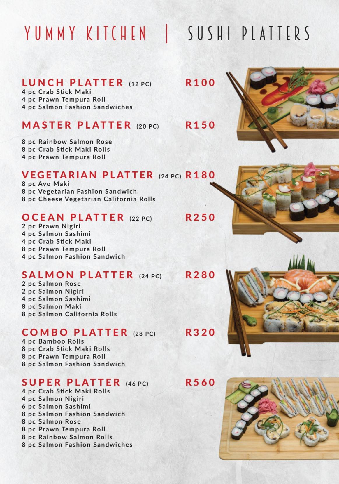 Menu at Yummy Kitchen restaurant, Heidelberg - GP