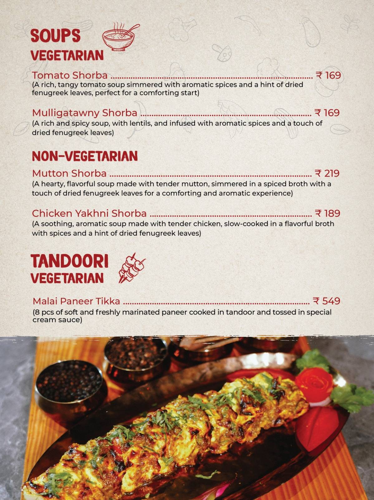 Menu at Zayka By The Hagrids Kitchen, Ernakulam
