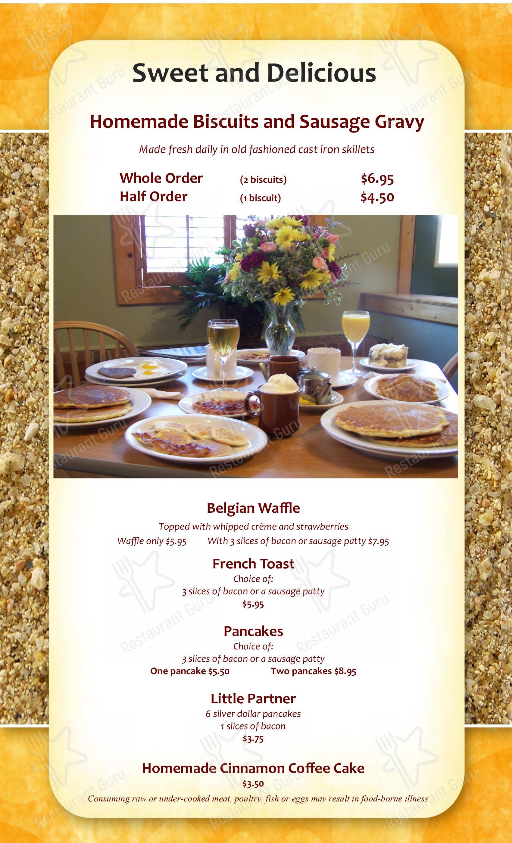 Menu at Village Family Restaurant, Waynesville