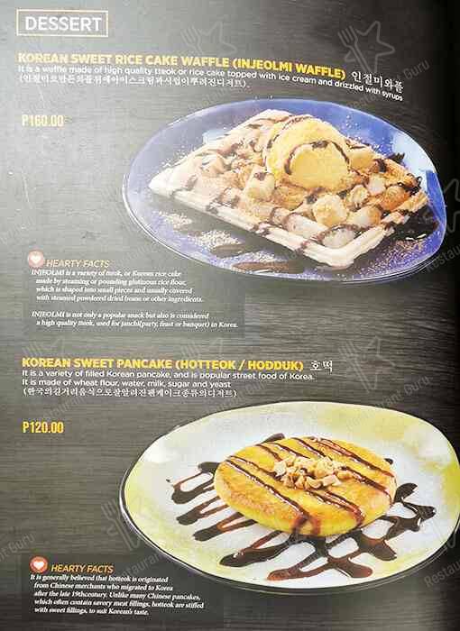 Menu at Sam Stew, Vertis North restaurant, Quezon City, Level 2 KTown