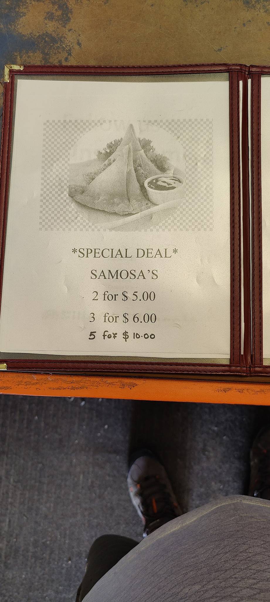 Carta de Fill 'N Chill Punjabi Restaurant, Canada