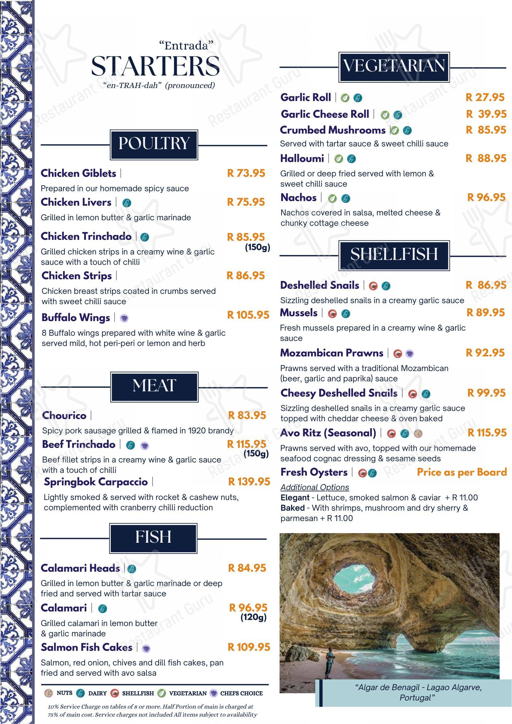 Menu at O'Galito - Centurion Mall restaurant, Centurion, Heuwel Rd