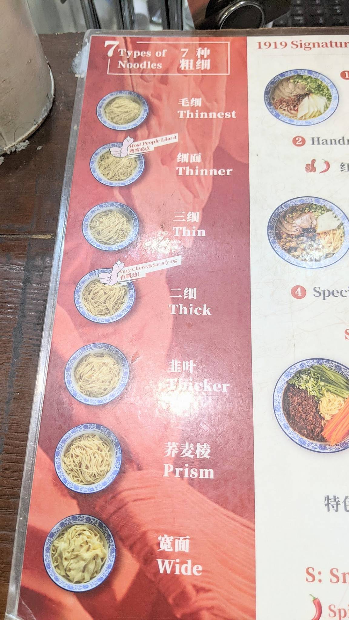 Menu at 1919 Lanzhou Beef Noodle (Burwood) restaurant, Burwood