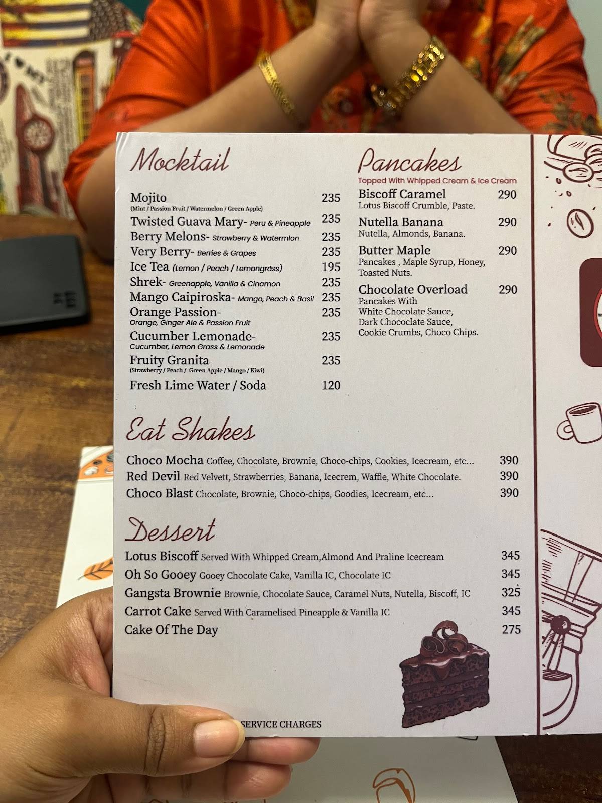 Menu at 360 Degrees, Andheri West, Mumbai, Mumbai