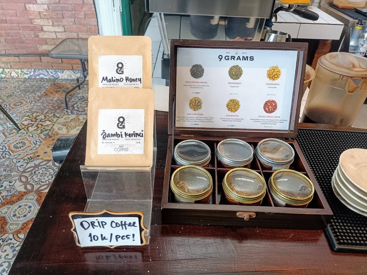 Menu at 9 GRAMS cafe, Tangerang