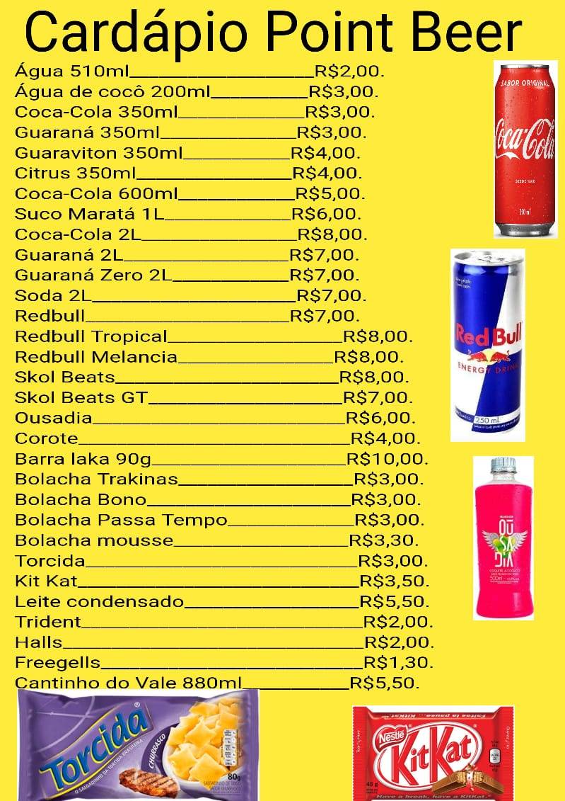 Menu em Adega Point Beer pub & Bar, Santos