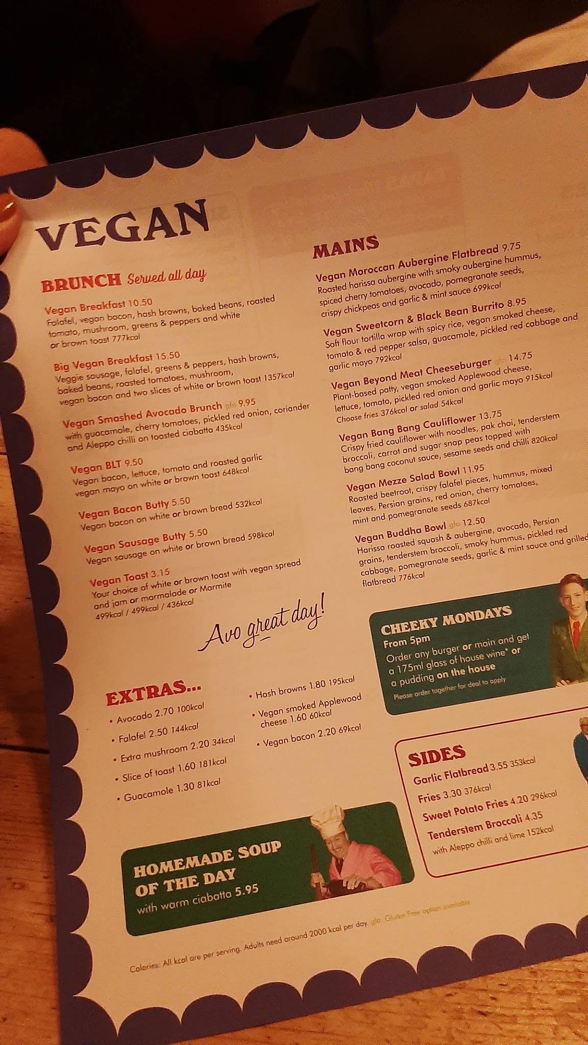 Menu at Albero Lounge restaurant, Bedford