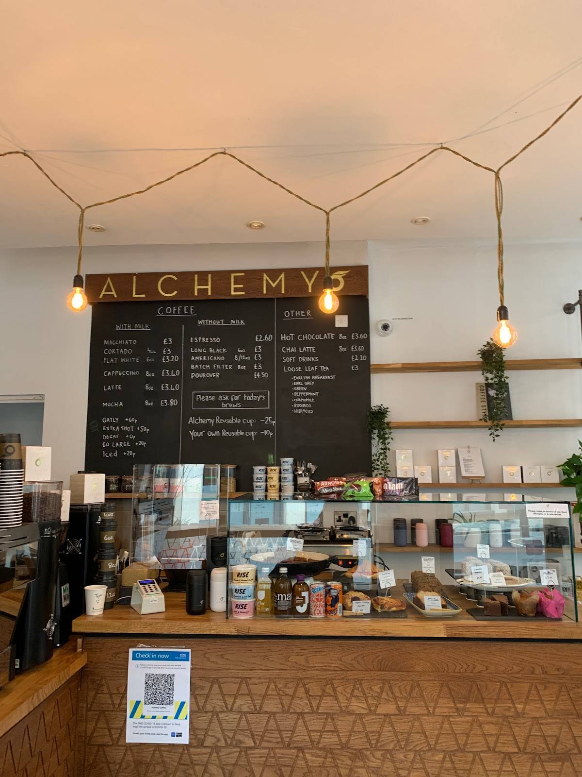 Menu at Alchemy Café - The City cafe, London, 8 Ludgate Broadway