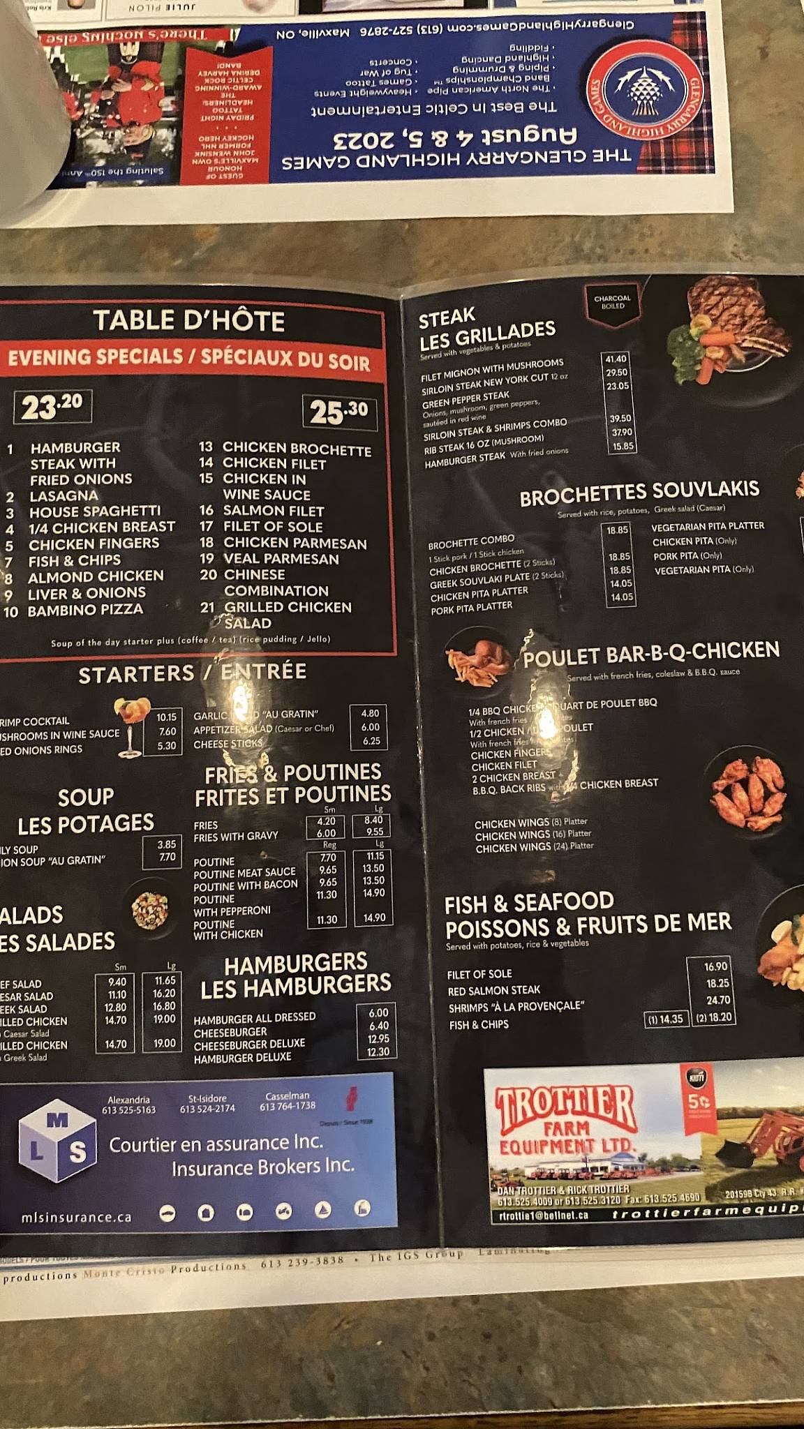 Menu at Alexandria Restaurant Pizza, Alexandria