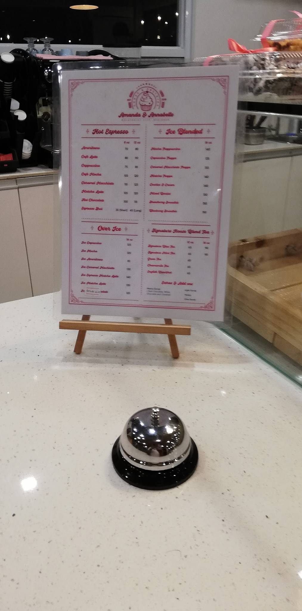 Menu at Amanda & Annabelle Cakes and Pastries cafe, Malaybalay City