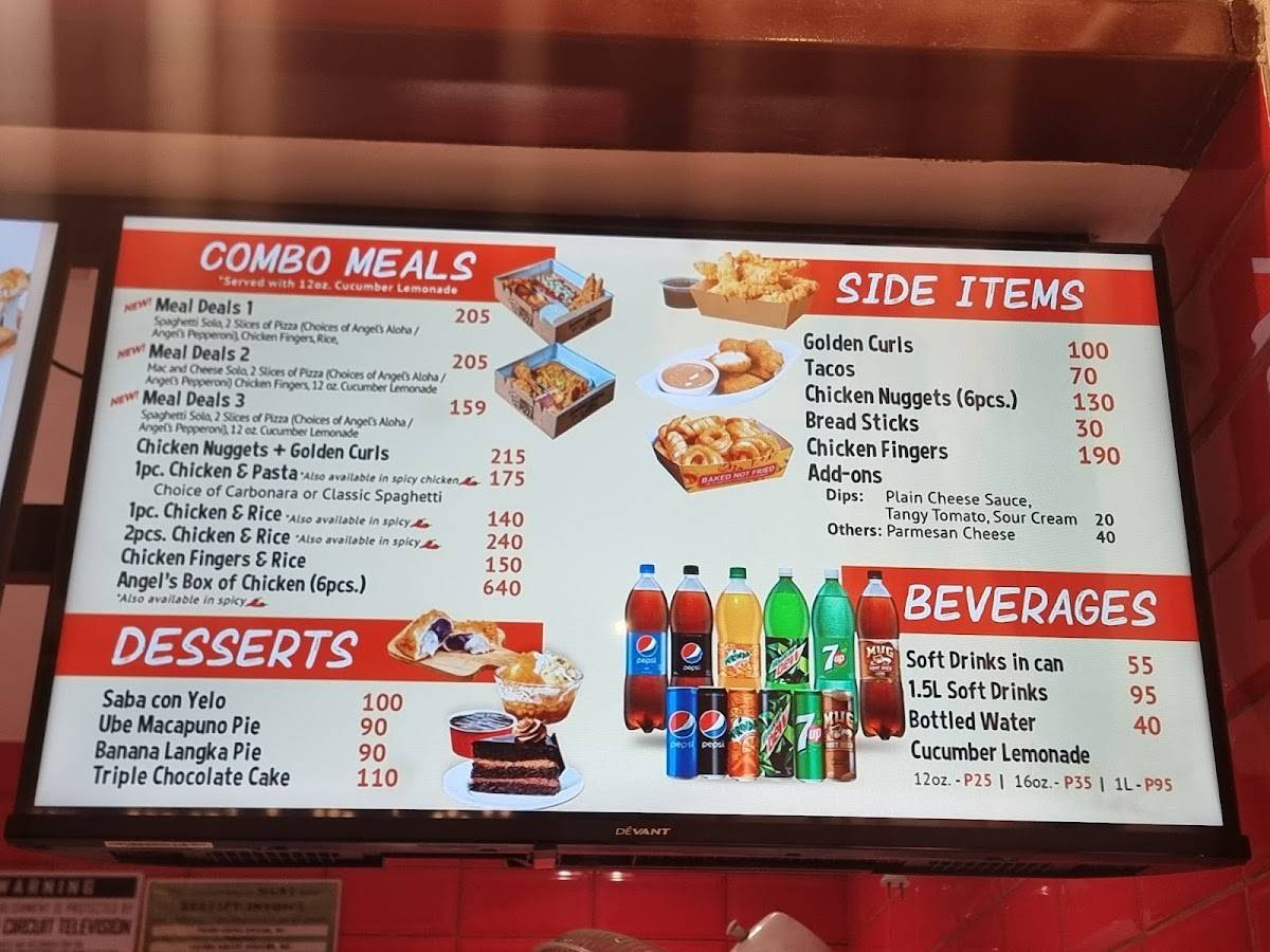 Carta del restaurante Angel's Pizza - BGC, Taguig