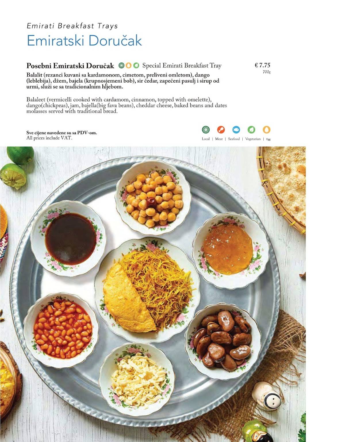 Menu at Arabian Tea House Restaurant & Cafe - Montenegro, Podgorica