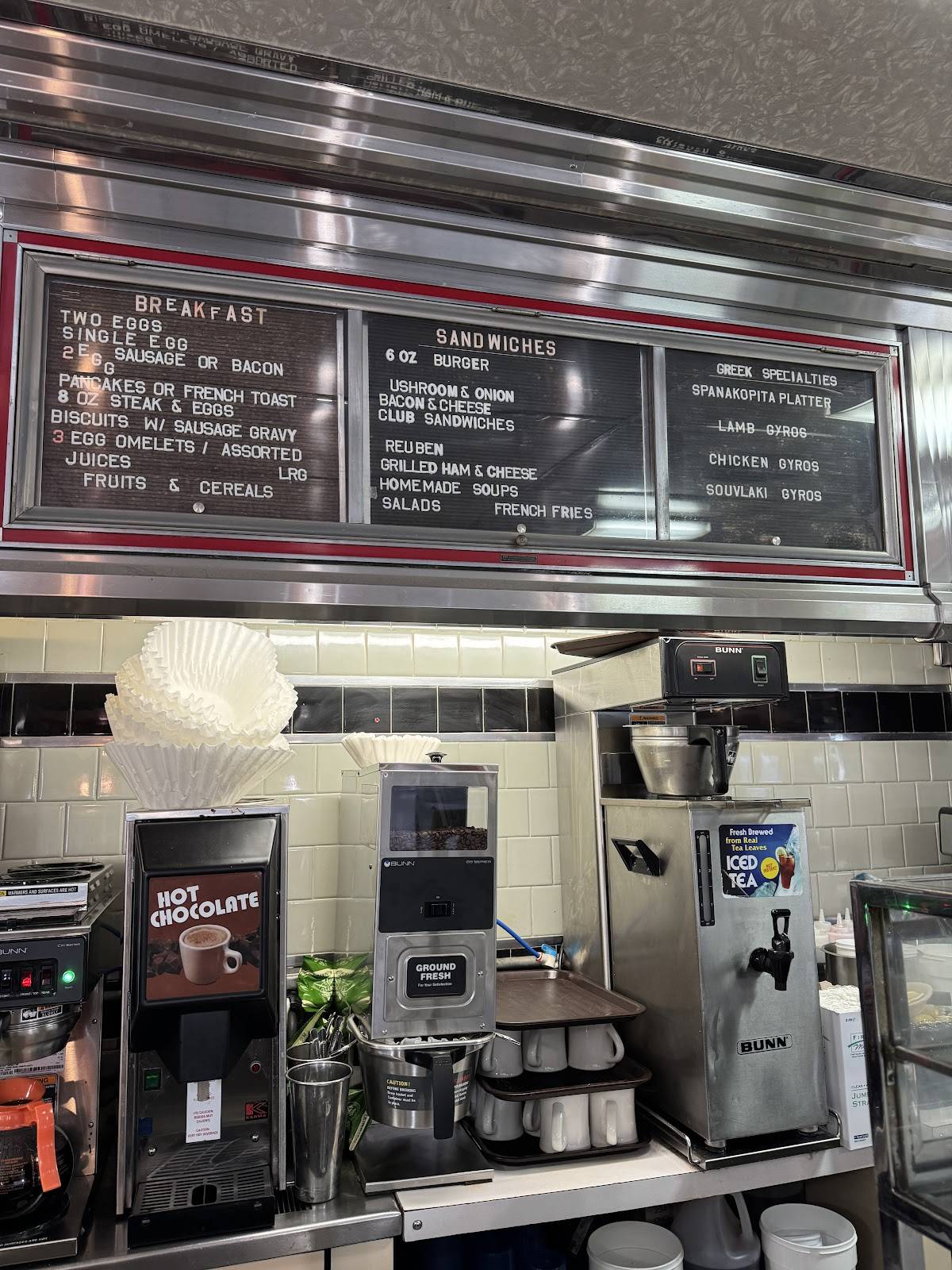 Menu at Athens Diner restaurant, Colchester, 46 Highpoint Center