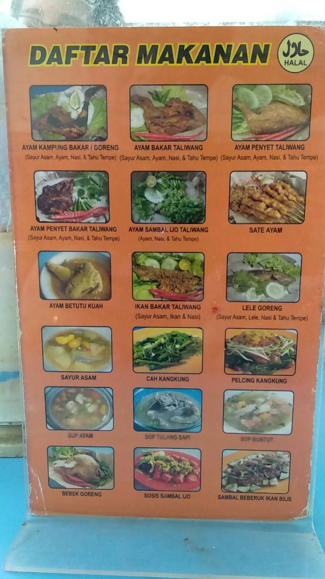 Menu at Ayam Bakar Taliwang Khas Lombok restaurant, Batam, +2RJ