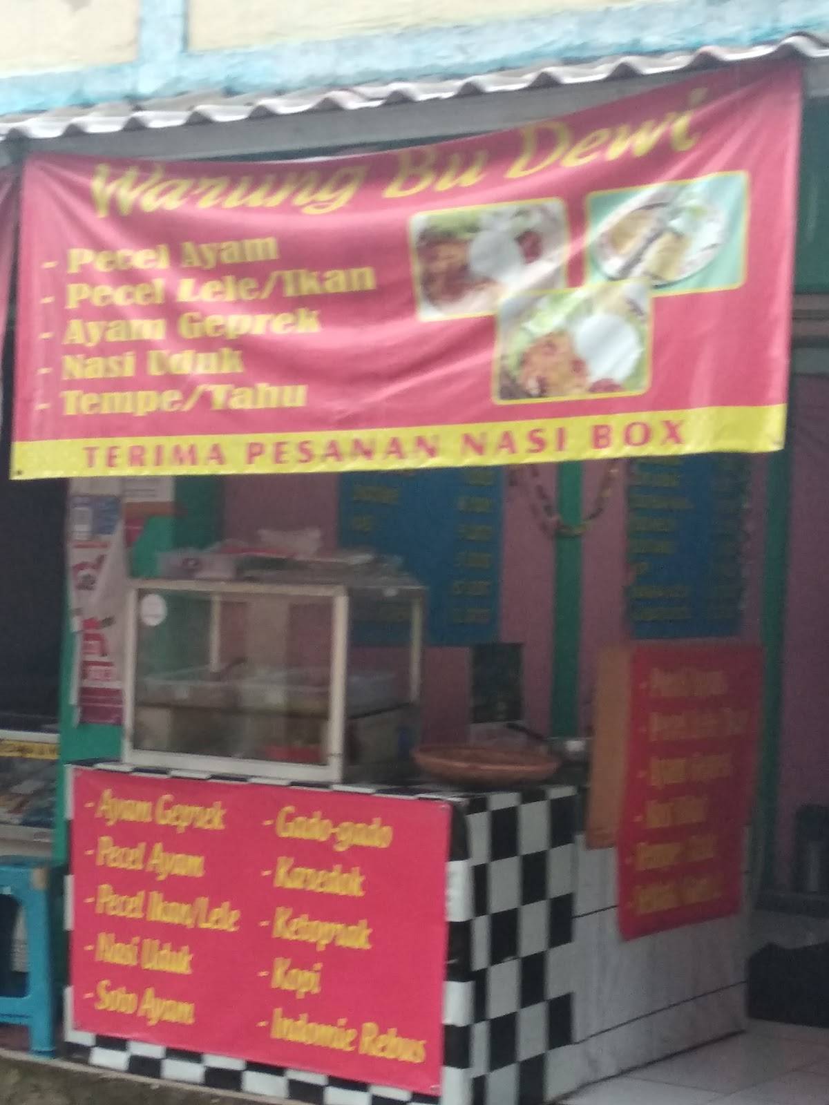 Menu at Ayam Geprek Bu Dewi restaurant, Cadas Ngampar