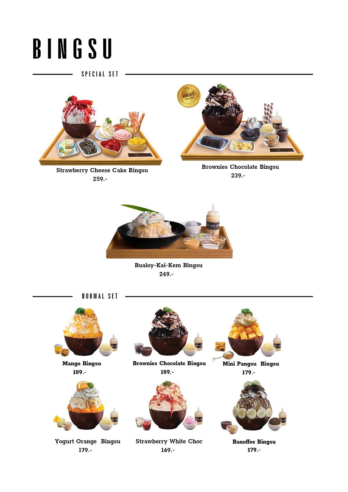 Carta de BEYOND CAFE อาชีวศึกษาอุดรธานี, Udon Thani