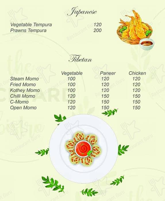Menu at Backyard Bistro Hakimpara, Siliguri