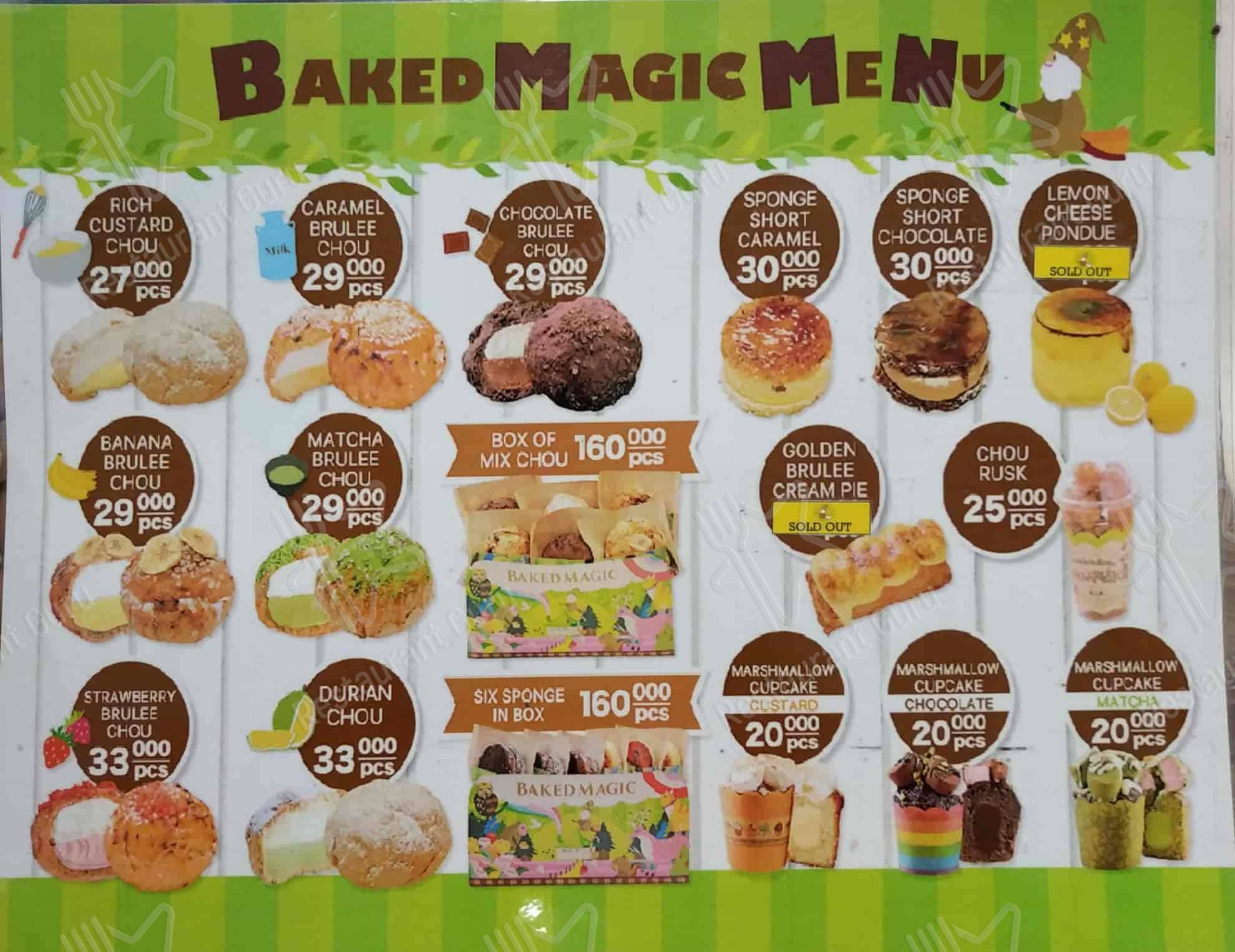 Carta de Baked Magic, Yakarta, Jl. Puri Indah Raya