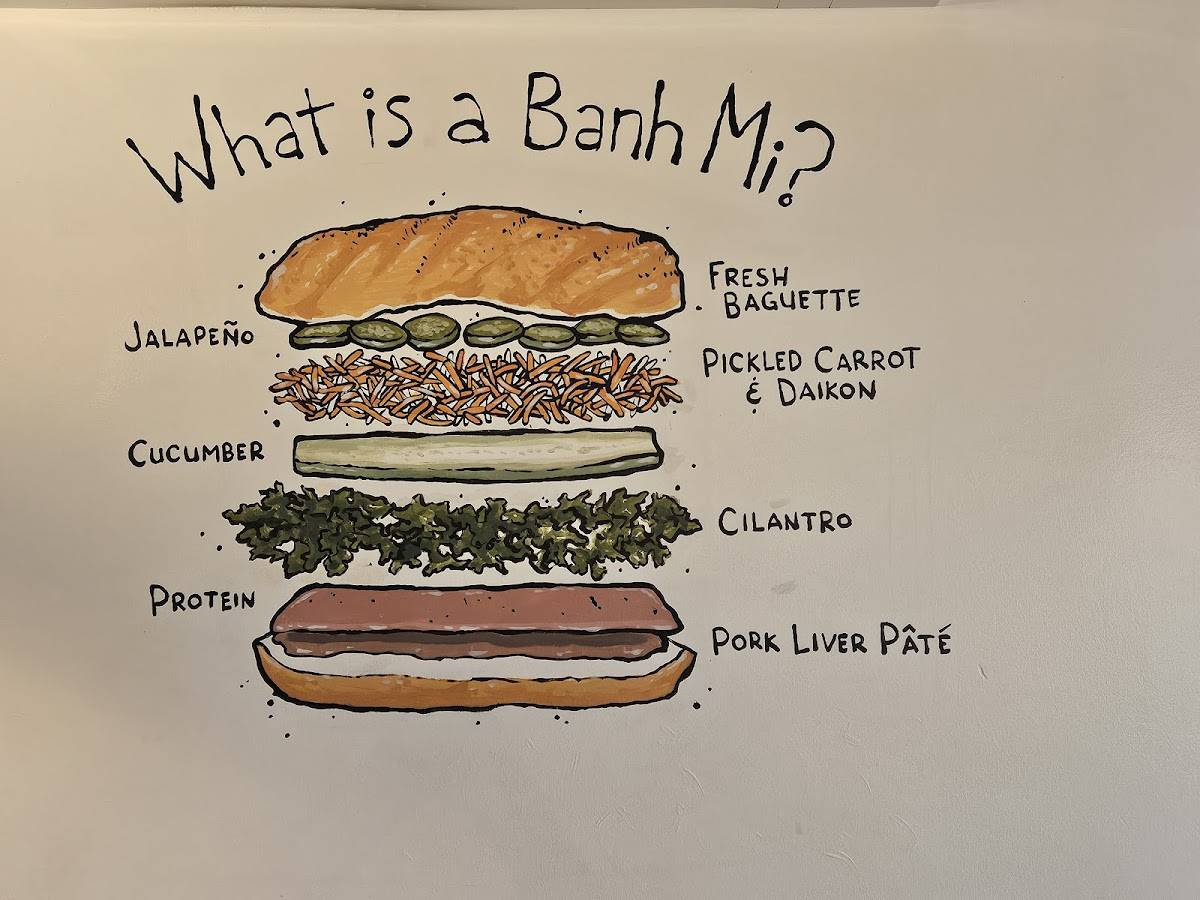 Menu at Banh Mi Boys restaurant, New Orleans, Magazine St