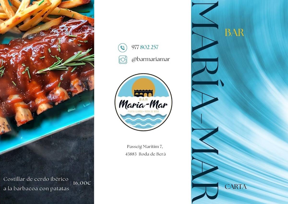 Carta de Bar Maria-Mar, Roda De Bara