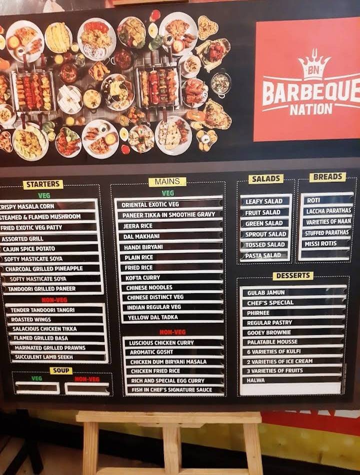 Menu at Barbeque Nation, Ranchi, No 48
