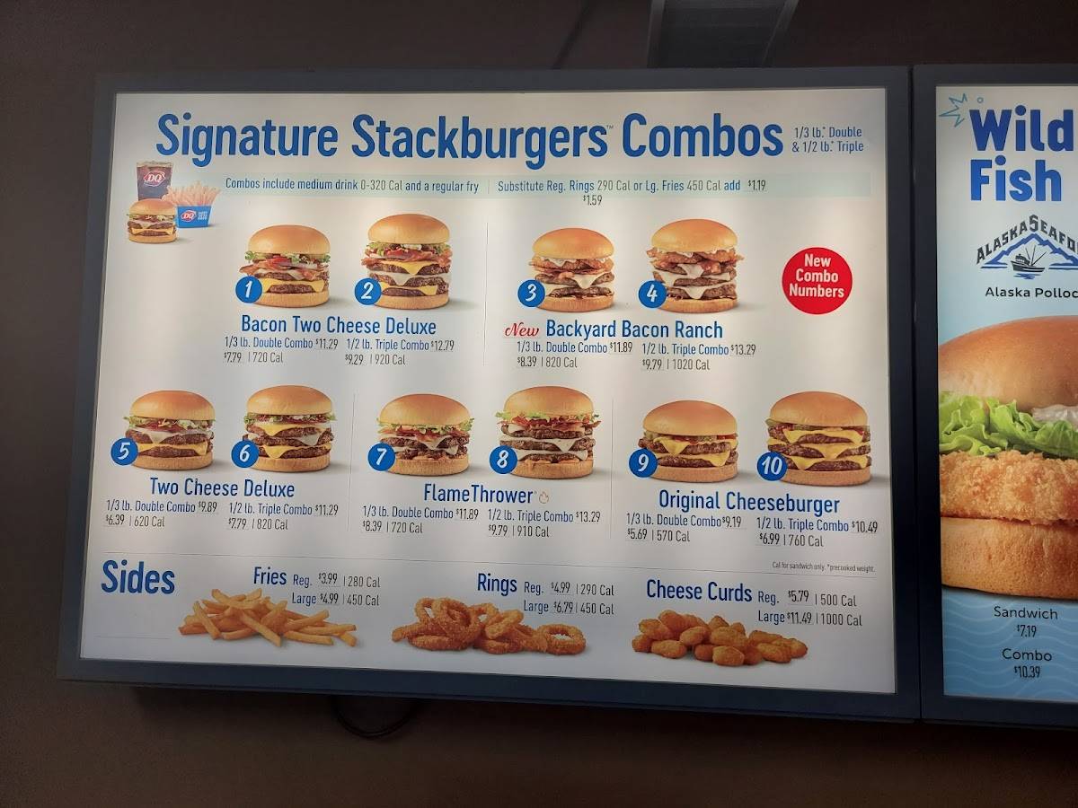 Menu at Battle Lake Dairy Queen fast food, Battle Lake
