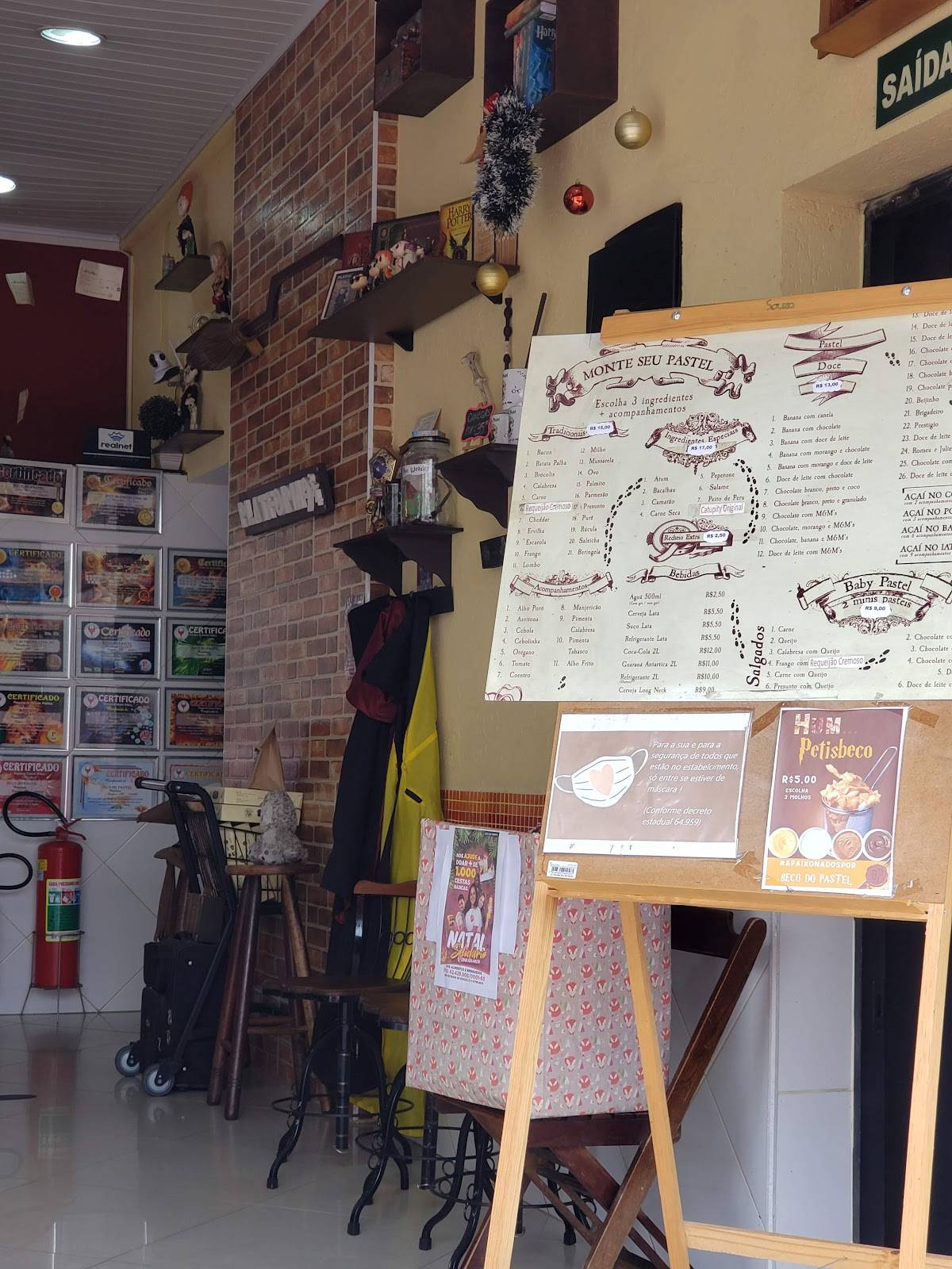Menu em Beco do Pastel cafeteria, Itapevi, R. Dr. José Pedro de Castro