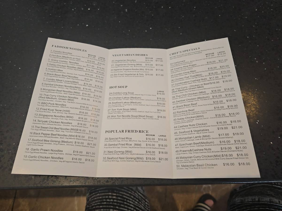 Menu at Bellygood restaurant, Cessnock