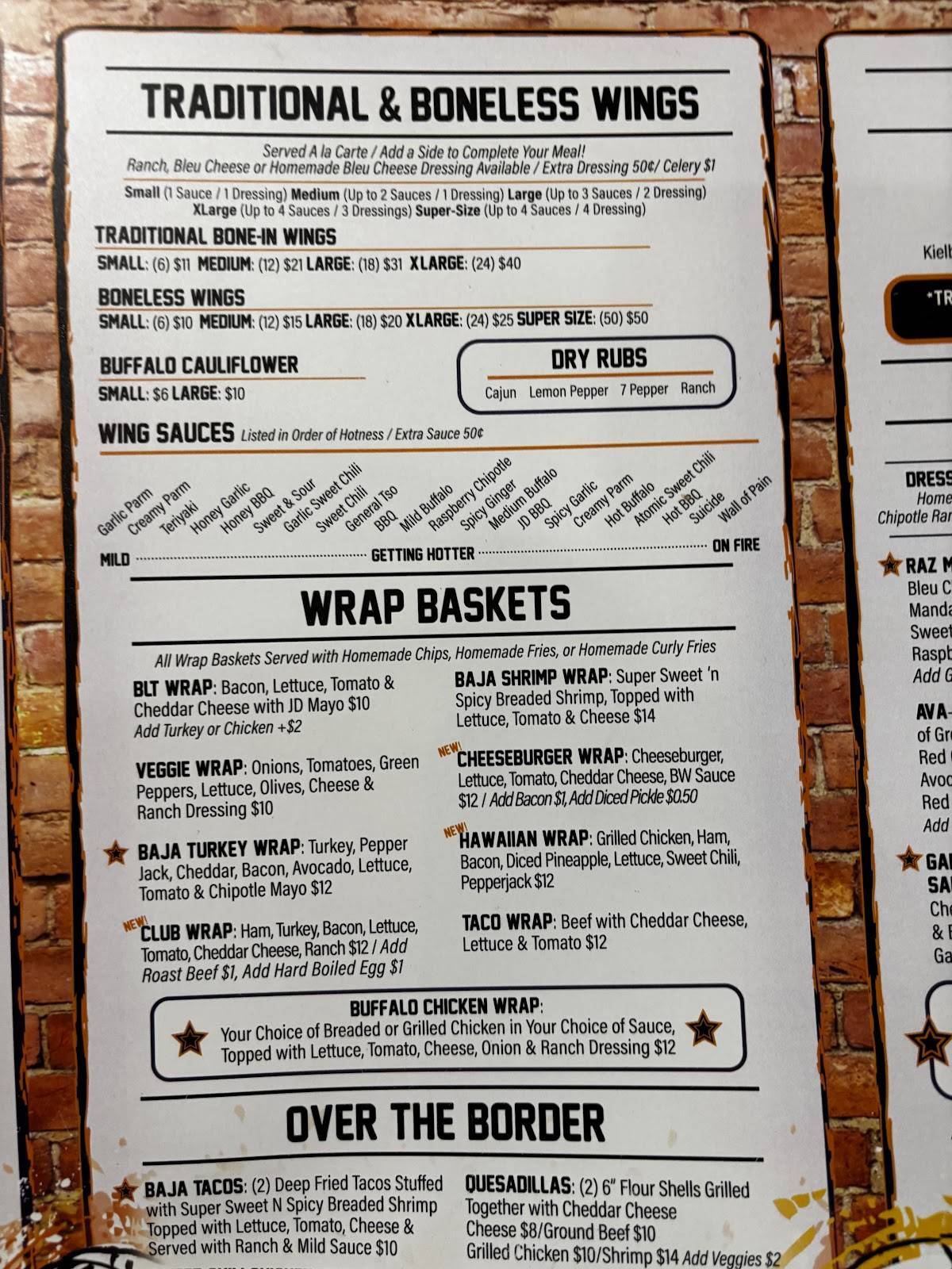 Menu at Benchwarmers Eatery & Sports pub & bar, Ottumwa
