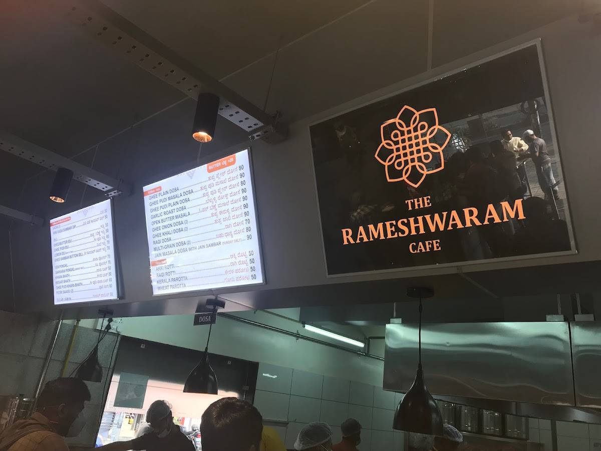 Menu at The Rameshwaram Cafe @ JP Nagar, Bengaluru