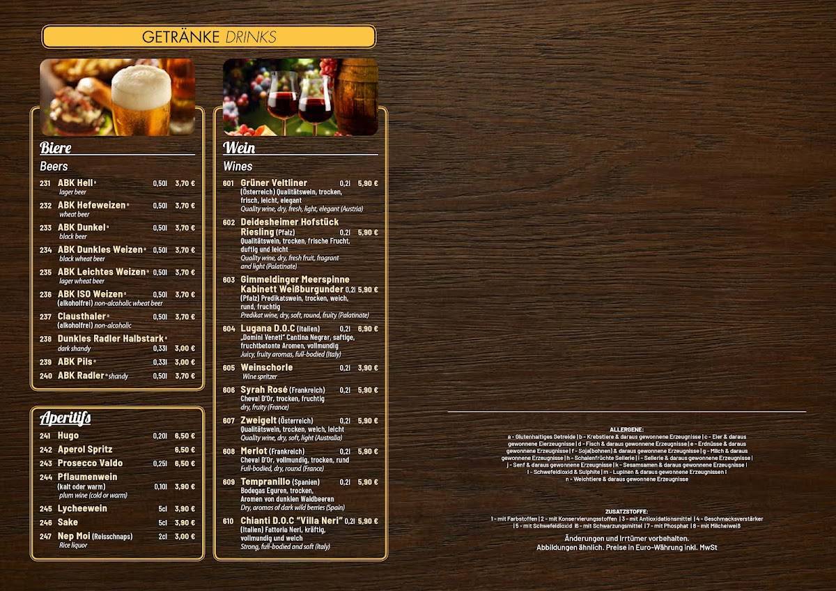 Speisekarte von Bep Viet restaurant, Mindelheim