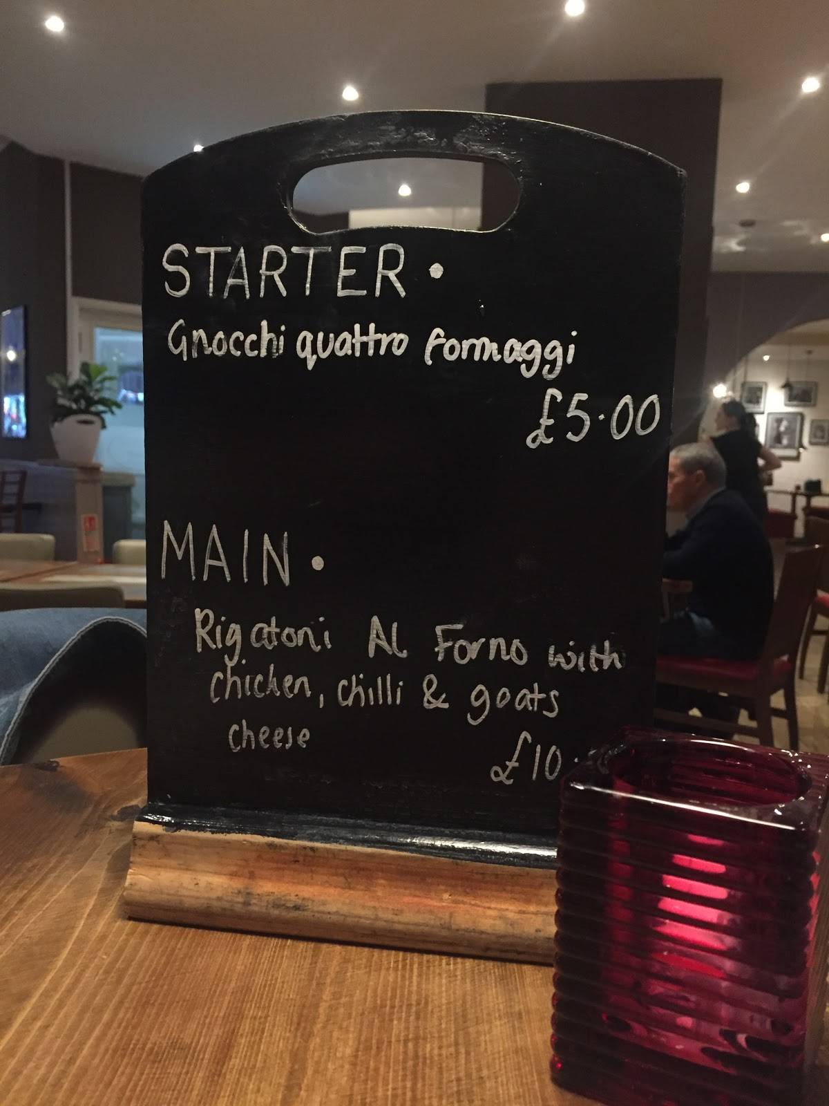 Menu at Picasso Express restaurant, Bexhill