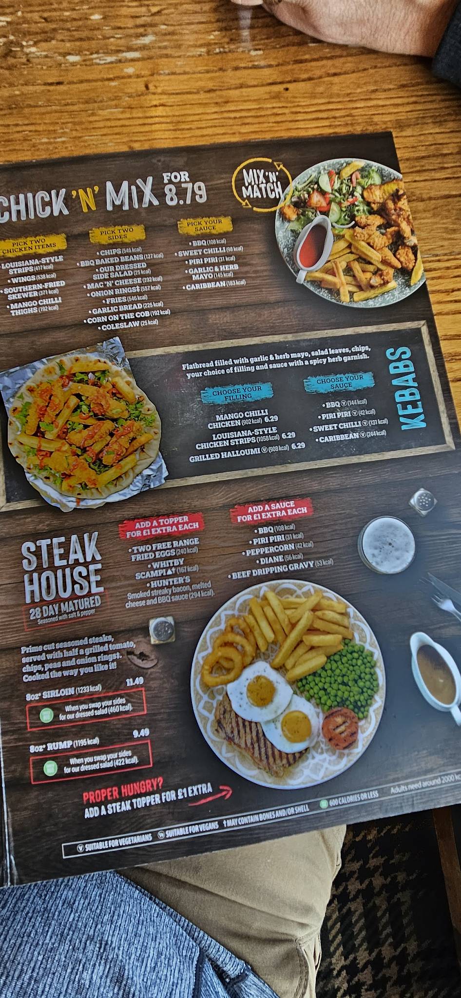 Menu at White Horse pub & bar, Bicester