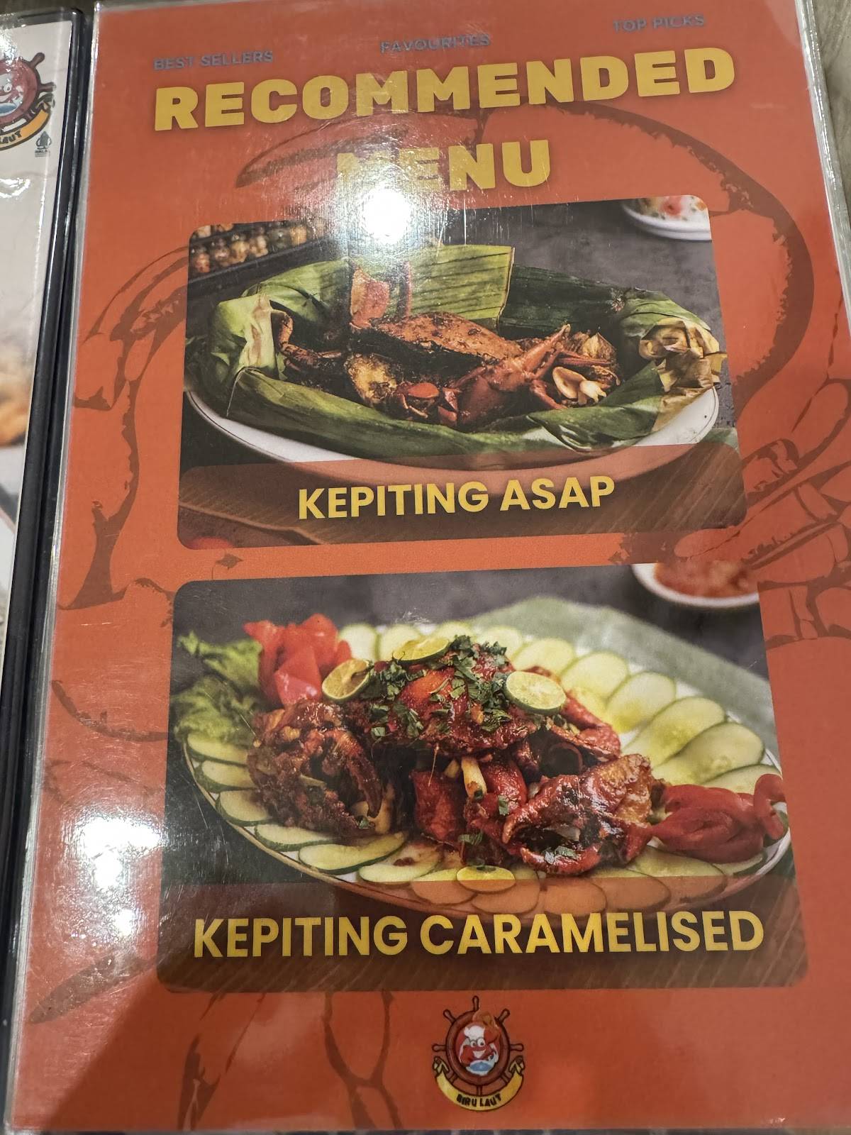 Carta del restaurante Biru Laut Seafood- Serpong, Tangerang